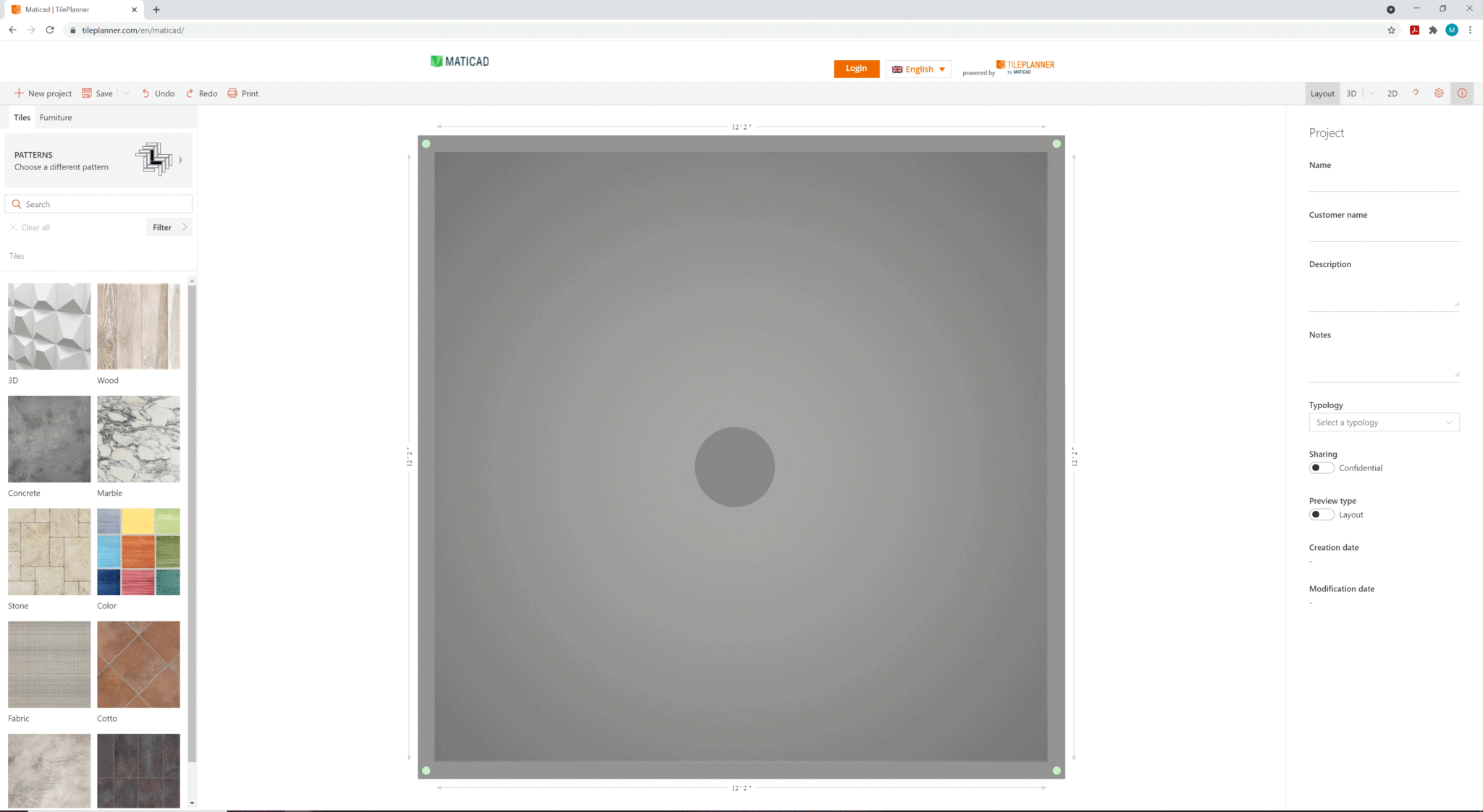 How to Create Custom Design Projects with the Online Tile Layout ...