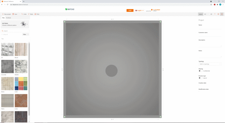 How to Create Custom Design Projects with the Online Tile Layout ...